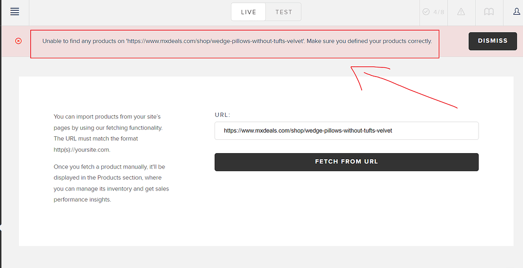 If "fetch from url"not work , how to uploads my product? - Support - Support | Snipcart