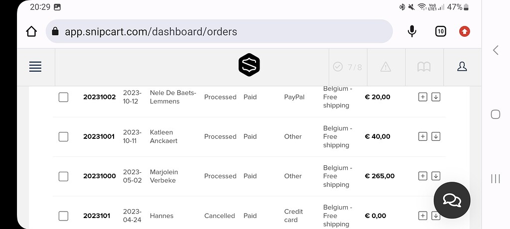 Invoice numbers are wrong a - Support - Support | Snipcart